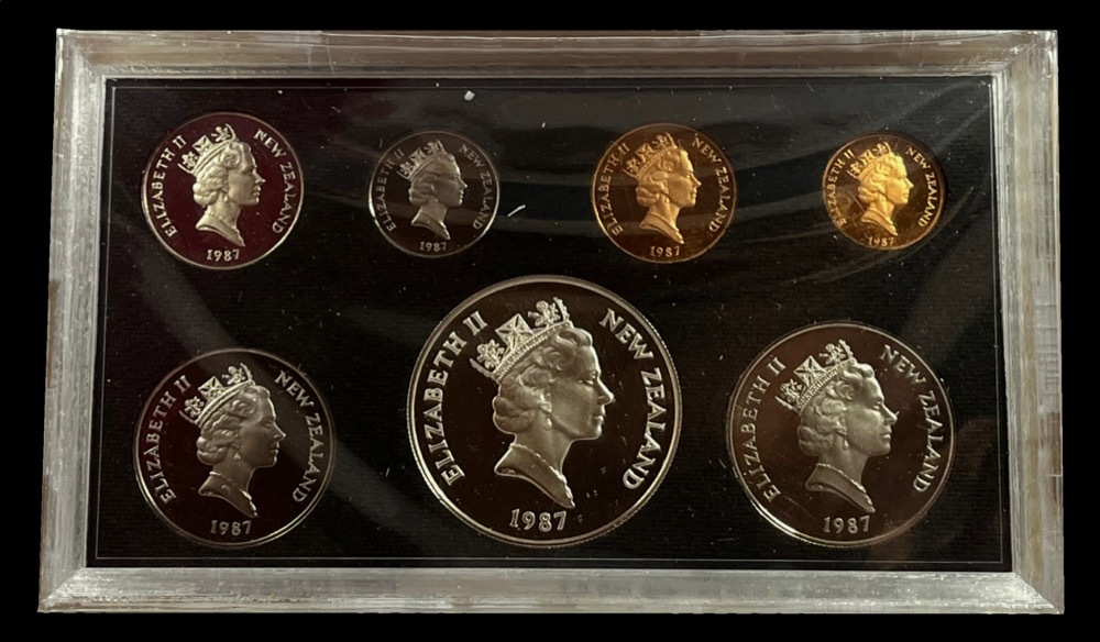 New Zealand 1987 Proof Coin Set - National Parks Centennial | Sterling ...