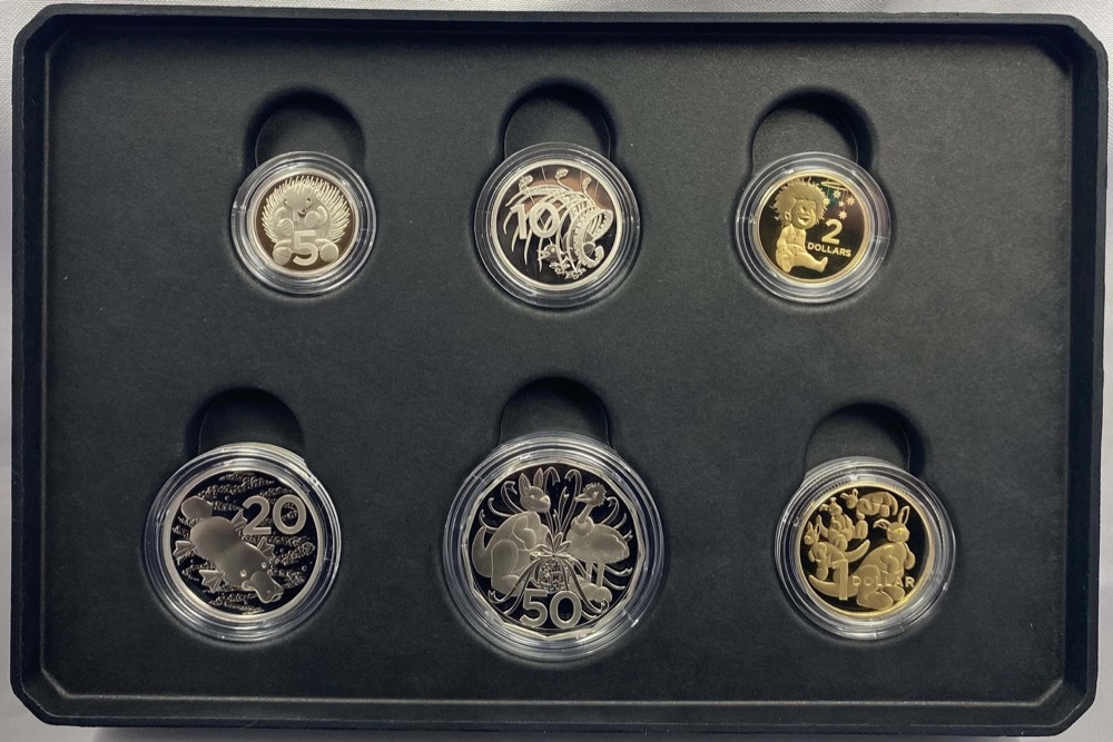 Australia 2023 Proof Baby 6-Coin Year Set | Sterling & Currency