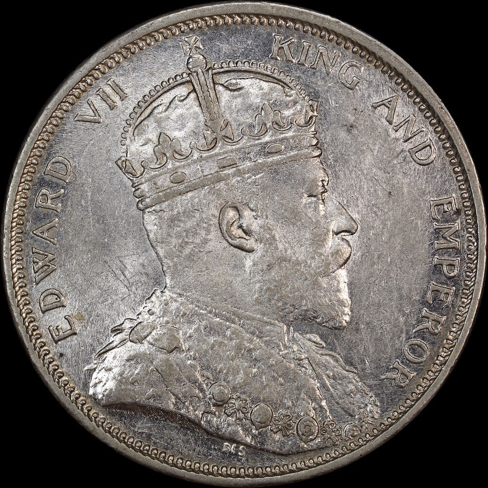 Straits 1904-B Silver Dollar about Unc | Sterling & Currency
