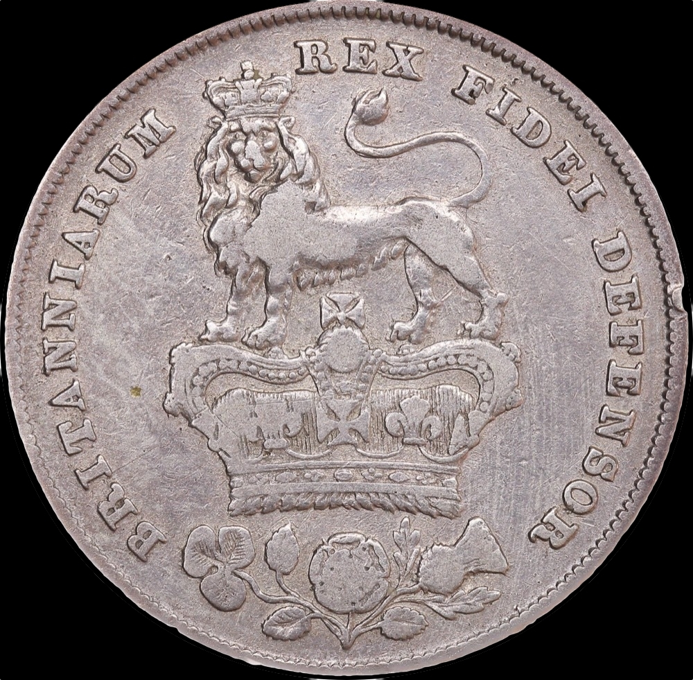 1826 Silver Shilling George IV S#3812 Very Fine | Sterling & Currency