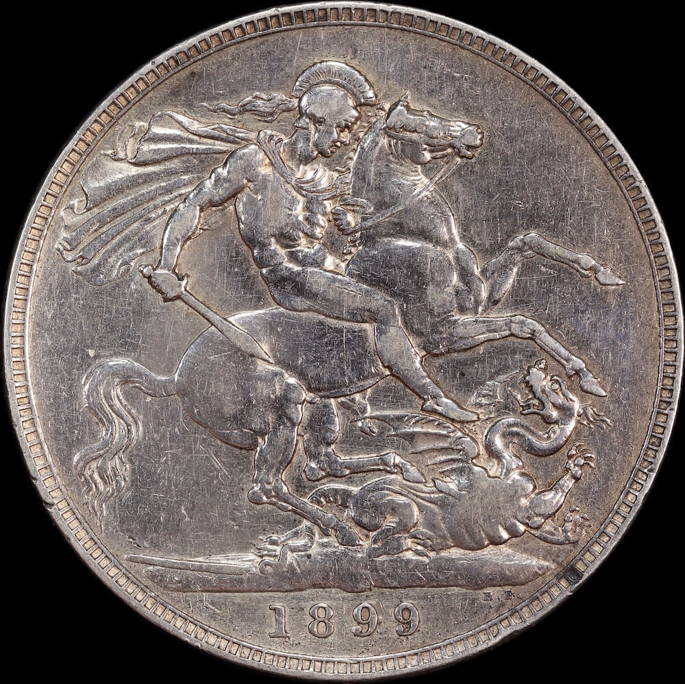 1899 Silver Crown Victoria S#3937 Very Fine | Sterling & Currency