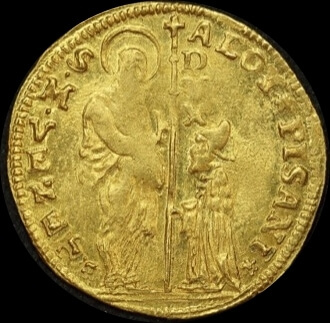 Venice 1735 Gold Zecchino EF | Sterling & Currency
