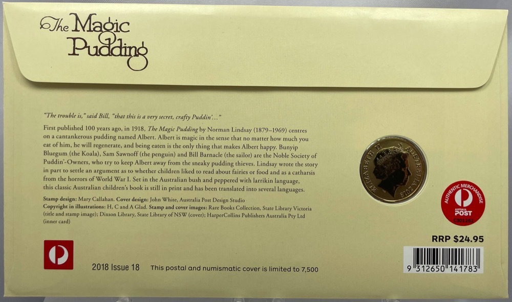 2018 $1 PNC - The Magic Pudding | Sterling & Currency