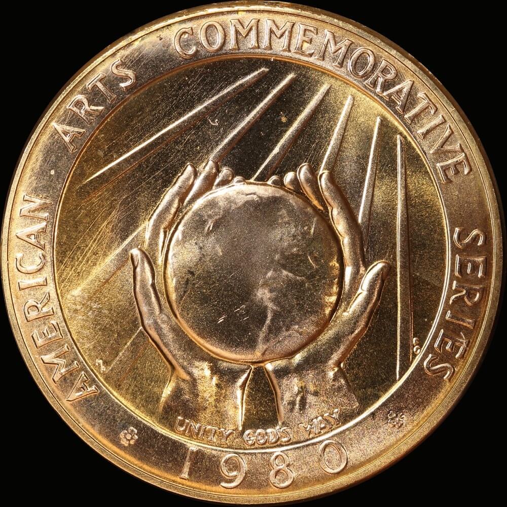 USA Gold Medallion 1980 Marian Anderson | Sterling & Currency