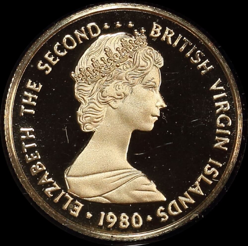 British Virgin Islands 1980 Gold 50 Dollars KM# | Sterling & Currency