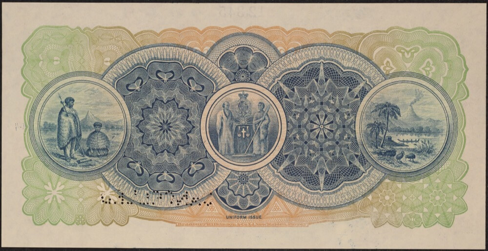 New Zealand 1930 5 £ Unissued Specimen Note gEF | Sterling & Currency