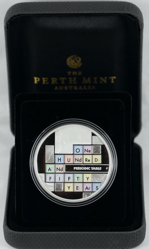 2019 Silver 1 Ounce Proof Coin Periodic Table | Sterling & Currency