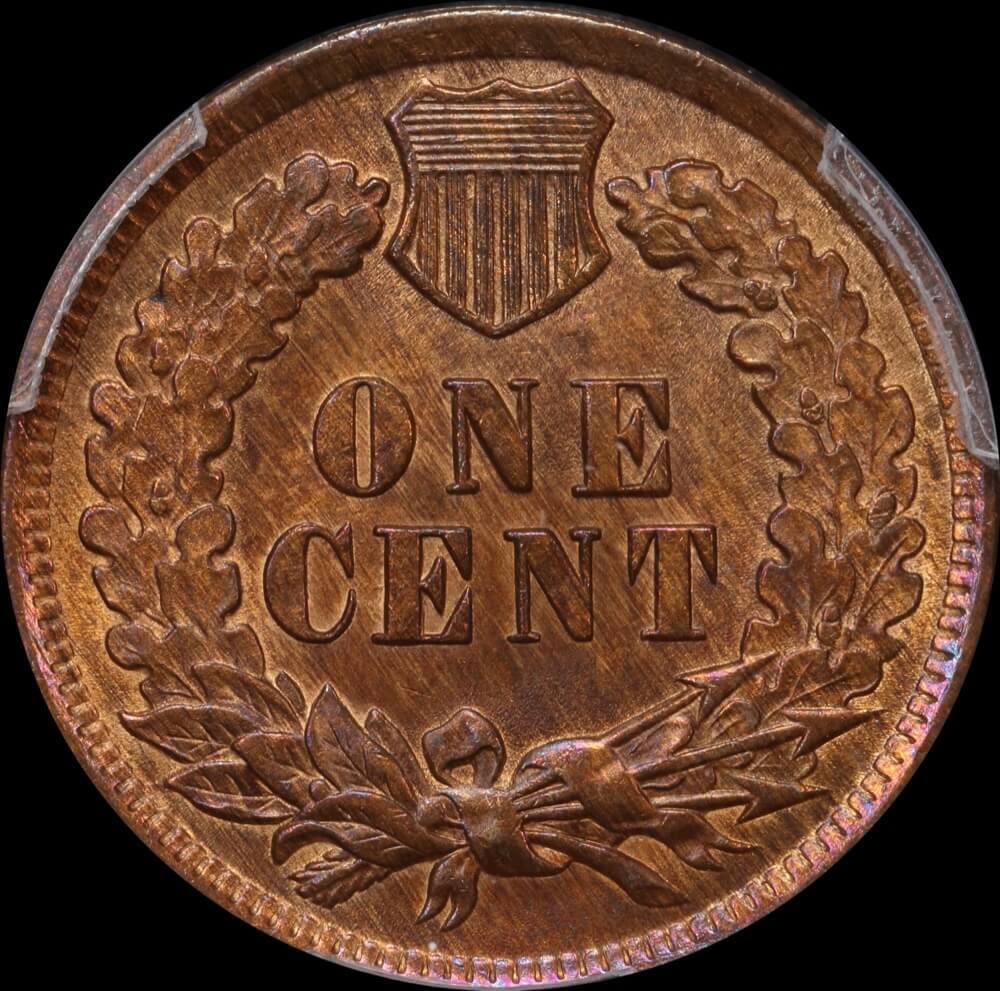 USA 1899 Indian Cent KM# 90a PCGS MS63RB | Sterling & Currency