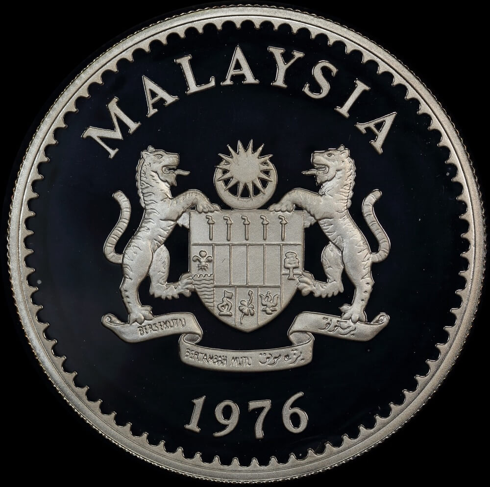 Malaysia 1976 Silver Proof 15 Ringgit - Buffalo | Sterling & Currency