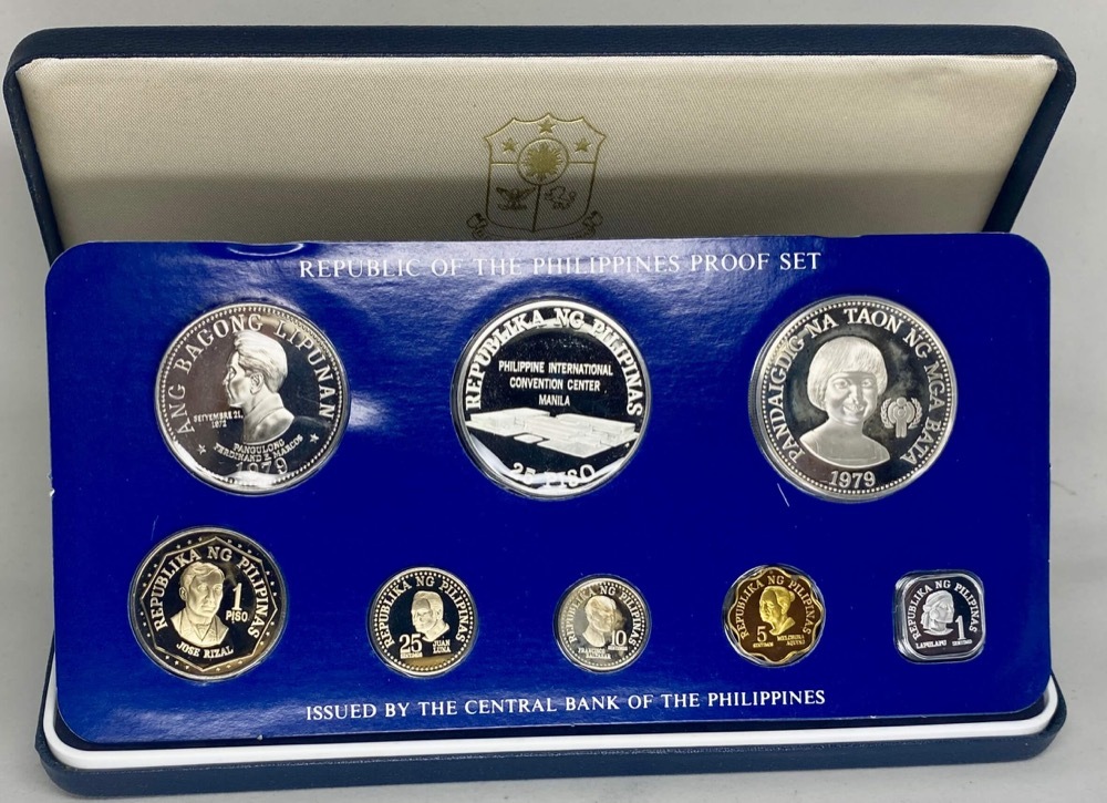 Philippines 1979 Silver Proof Coin Set KM# PS14 | Sterling & Currency