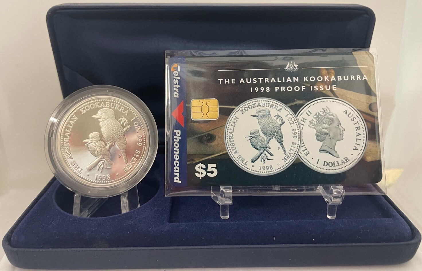 1998 Silver One Ounce Proof Coin | Sterling & Currency