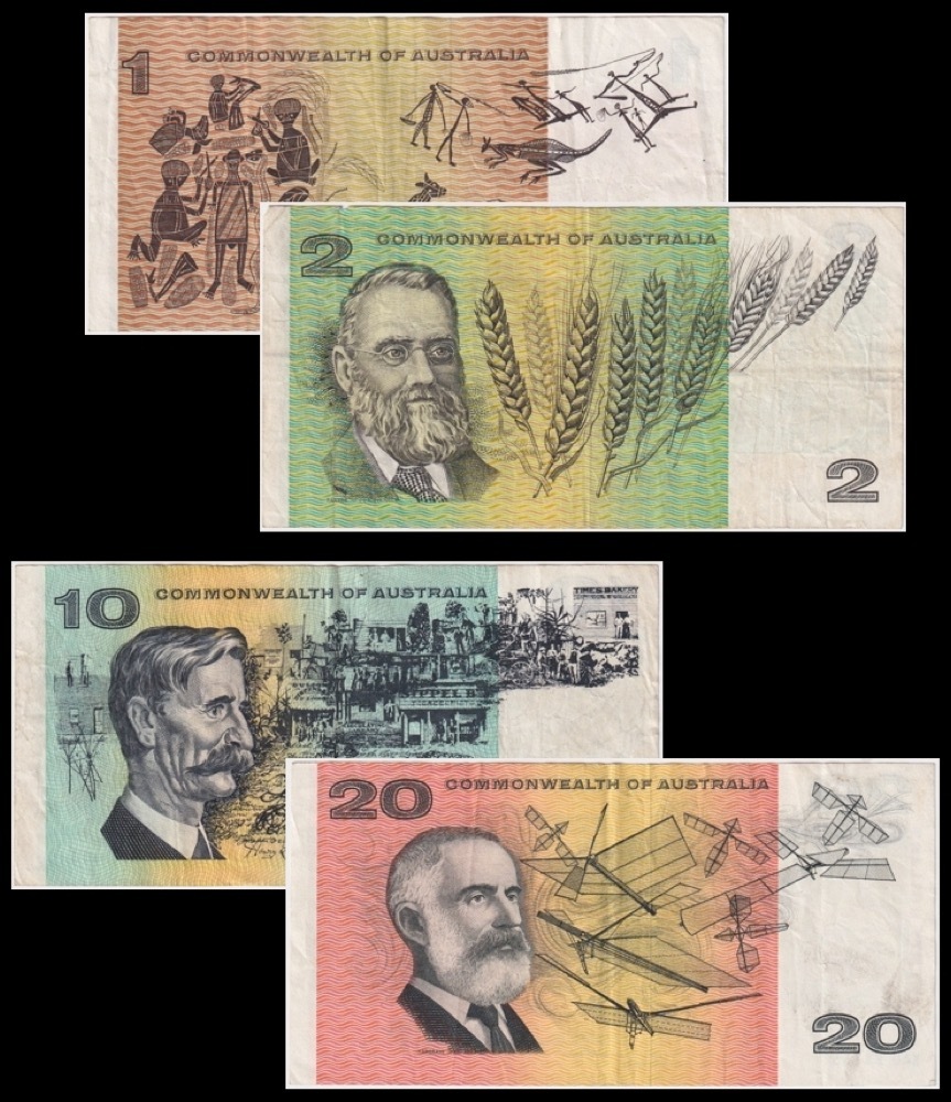 Set of 5 Coombs/Wilson Notes 1966-1968 Fine - VF | Sterling & Currency