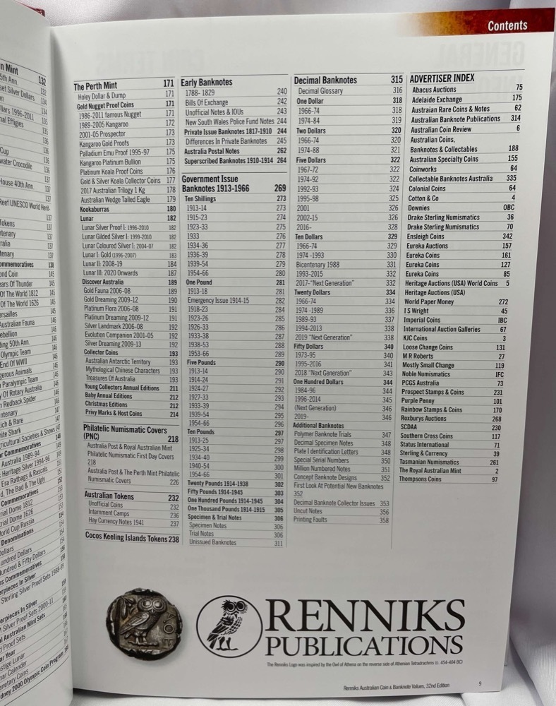 Collecting & Investing Aus Coins & Banknote Book | Sterling & Currency