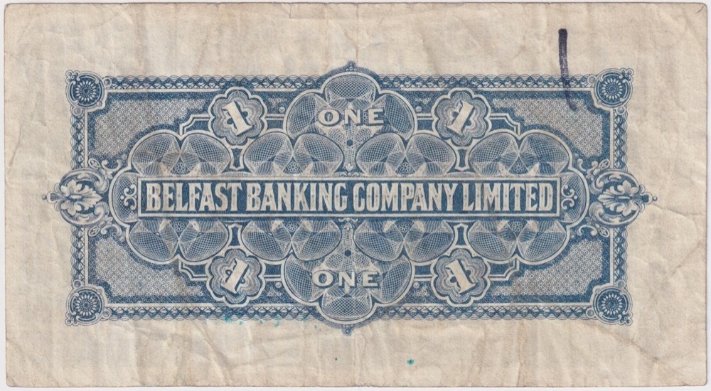 Belfast Banking Co 1939 1 Pound VF | Sterling & Currency