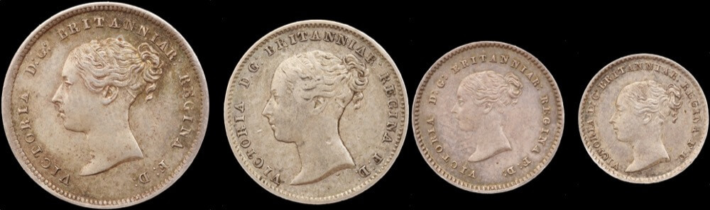 1840 Silver Maundy Coin Set Victoria | Sterling & Currency