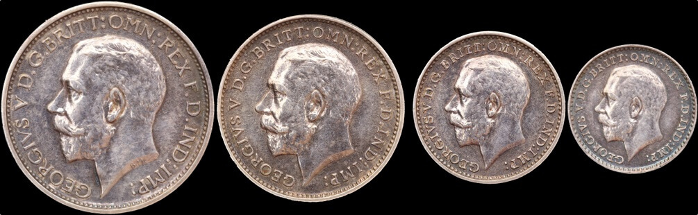 1911 Silver Maundy Coin Set George V | Sterling & Currency