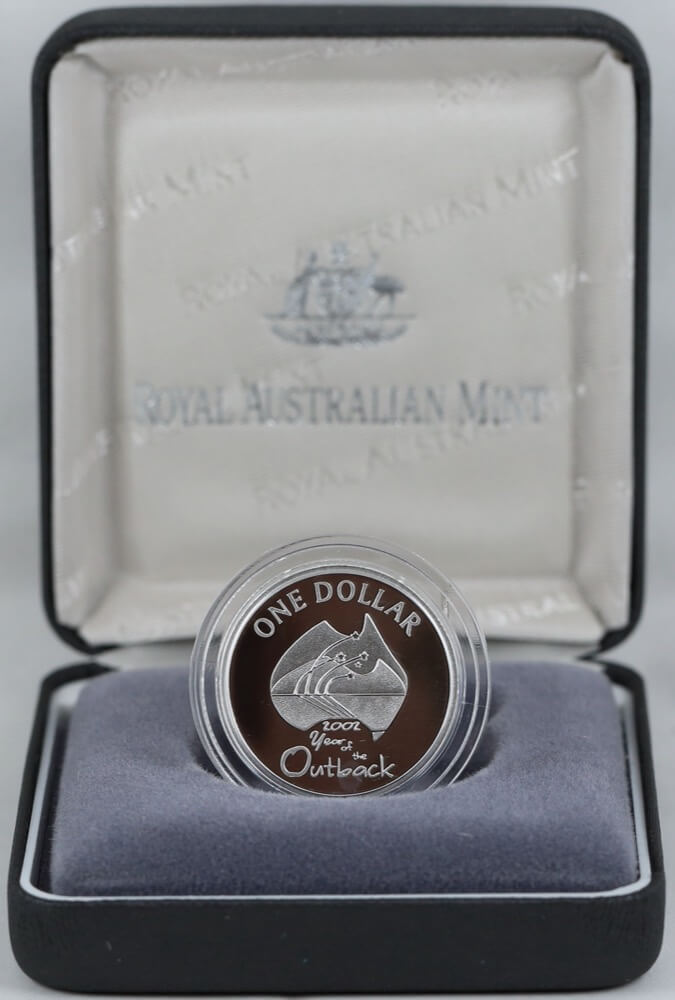 2002 One Dollar Silver Proof Coin Outback | Sterling & Currency
