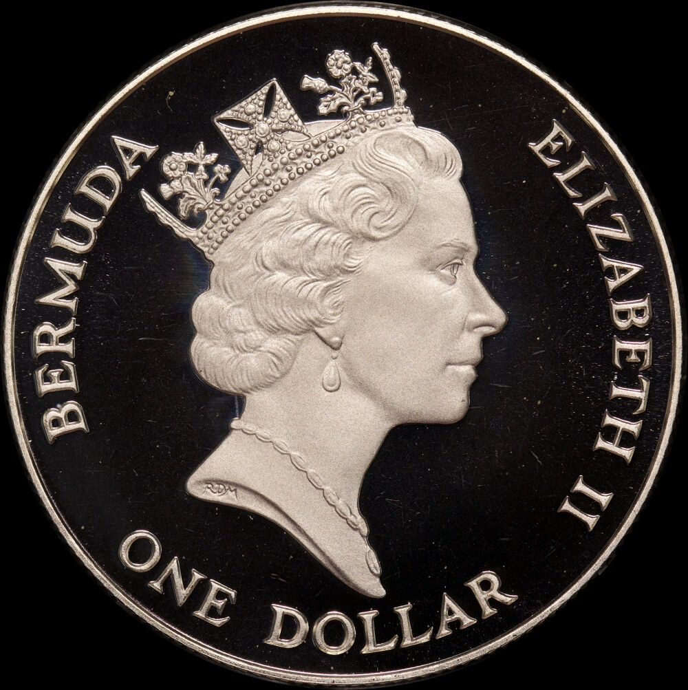 Bermuda 1997 Silver $1 KM#119 Proof Coin WWF | Sterling & Currency