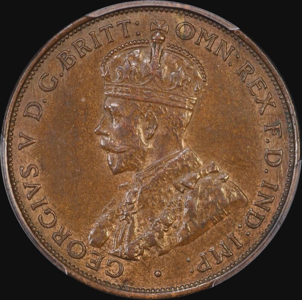 1933/2 Overdate Penny good EF PCGS AU55 | Sterling & Currency