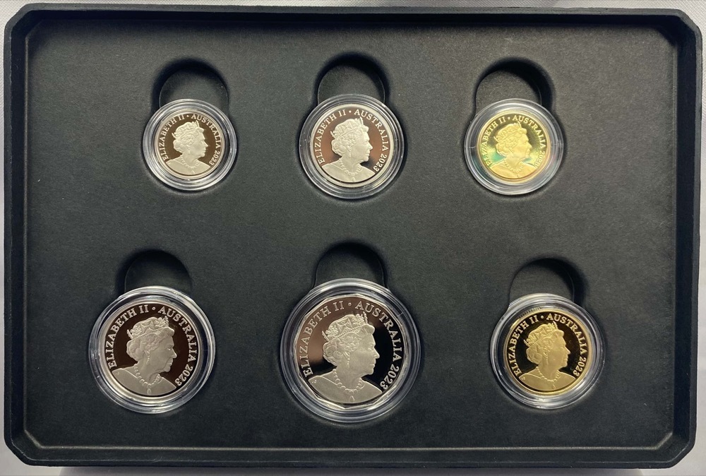 Australia 2023 Proof Baby 6-Coin Year Set | Sterling & Currency
