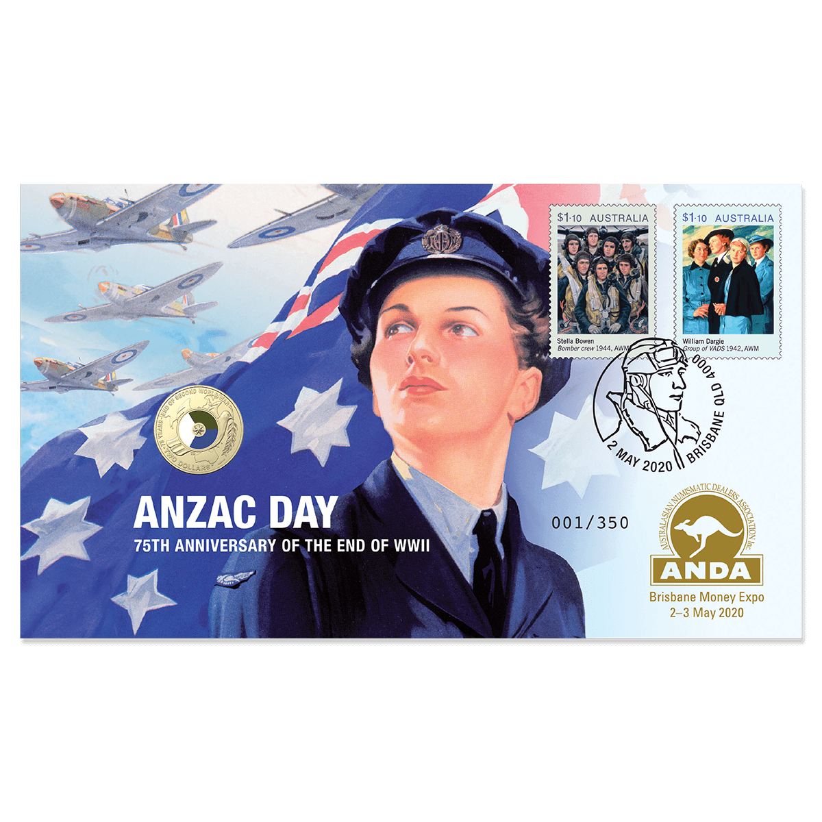 2020 ANAZAC Pair PNC ANDA Money Expo Gold | Sterling & Currency