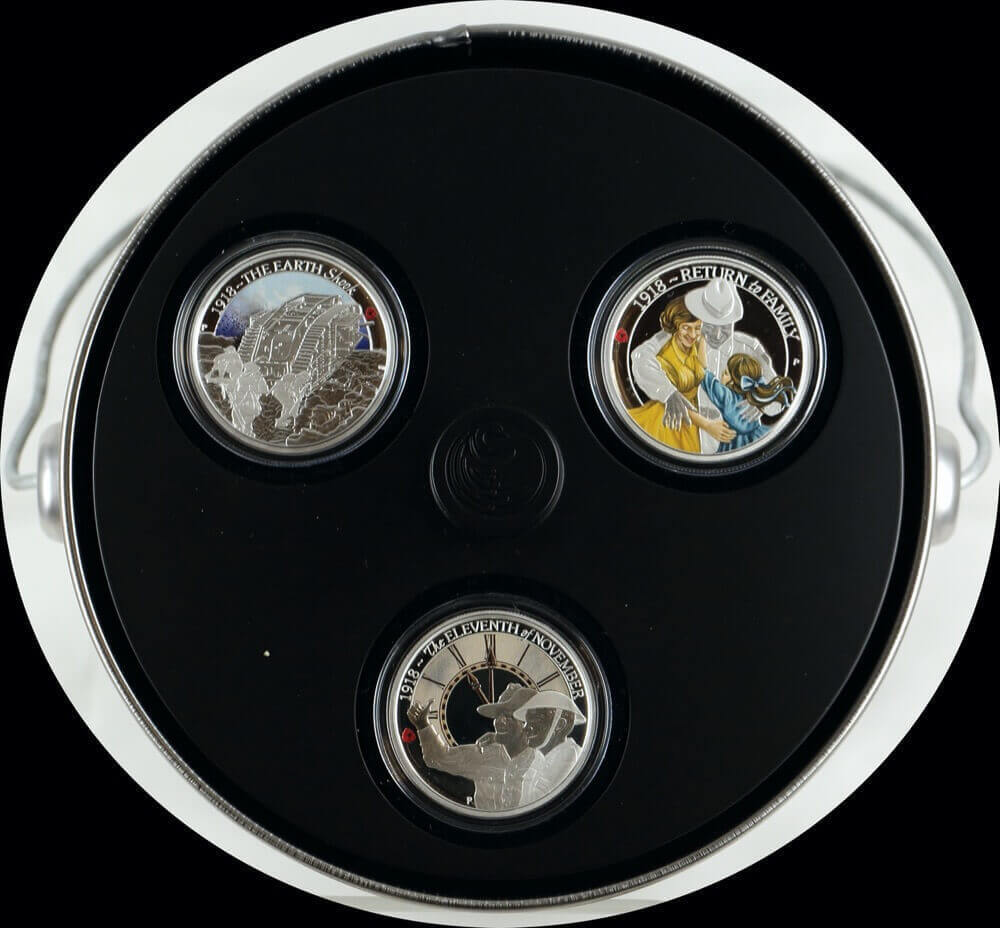 2014 - 2018 Silver 15 Coin Set ANZAC Spirit | Sterling & Currency