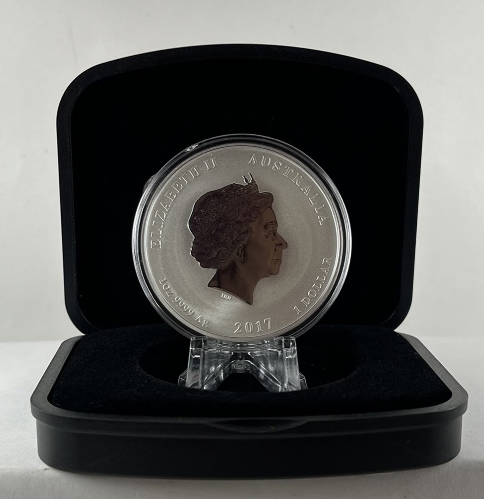 2017 Silver 1oz Gilded Coin Year of the Rooster | Sterling & Currency