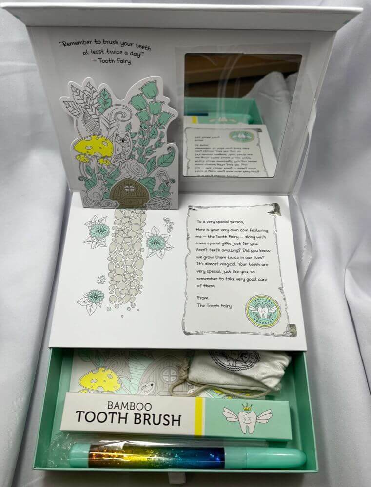 2020 2 Dollar Coin Tooth Fairy Kit Yellow | Sterling & Currency