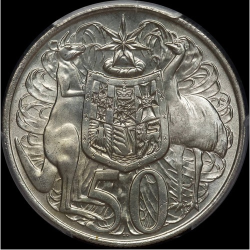 Australia 1966 50c Silver Round PCGS MS66 | Sterling & Currency