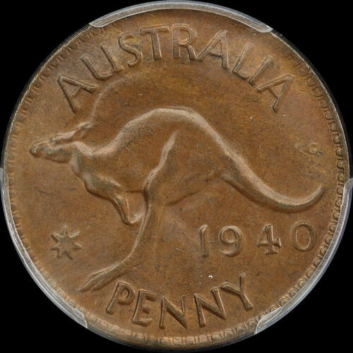 1940 K.G Penny Choice Unc PCGS MS64BN | Sterling & Currency